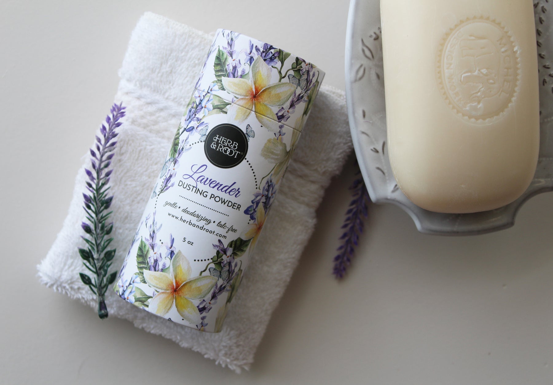 Lavender Dusting Powder- Talc-Free, soothing, deodorizing powder for ...