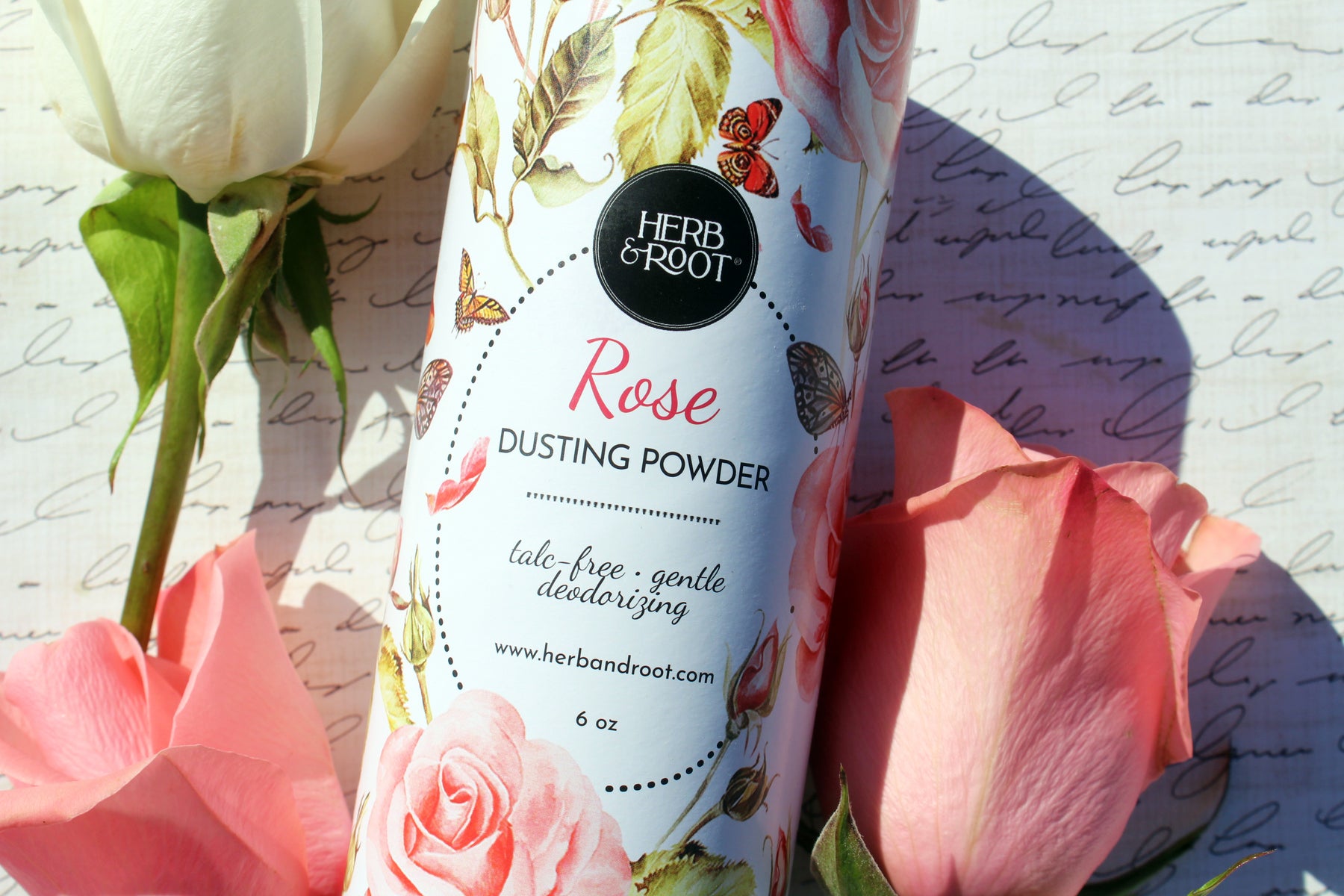 Rose Dusting Powder- Talc Free, soothing, deodorizing, great for ...